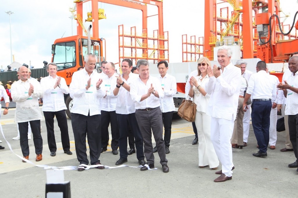Colombian President inaugurates SPIA | ICTSI Colombian President inaugurates SPIA | ICTSI