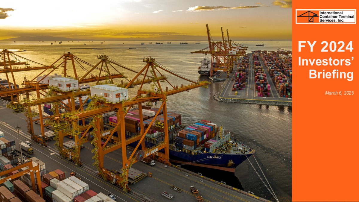 FY 2024 Investors' Briefing Presentation | ICTSI Investors